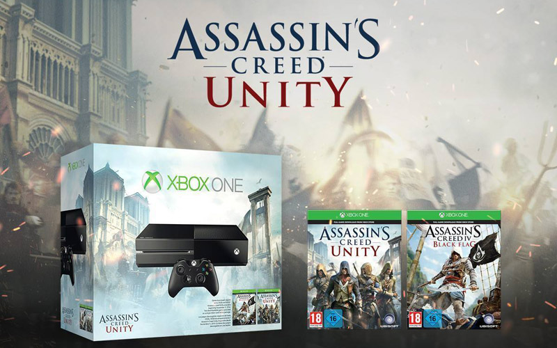 Xbox anuncia un pack de Xbox One con Unity y Black Flag